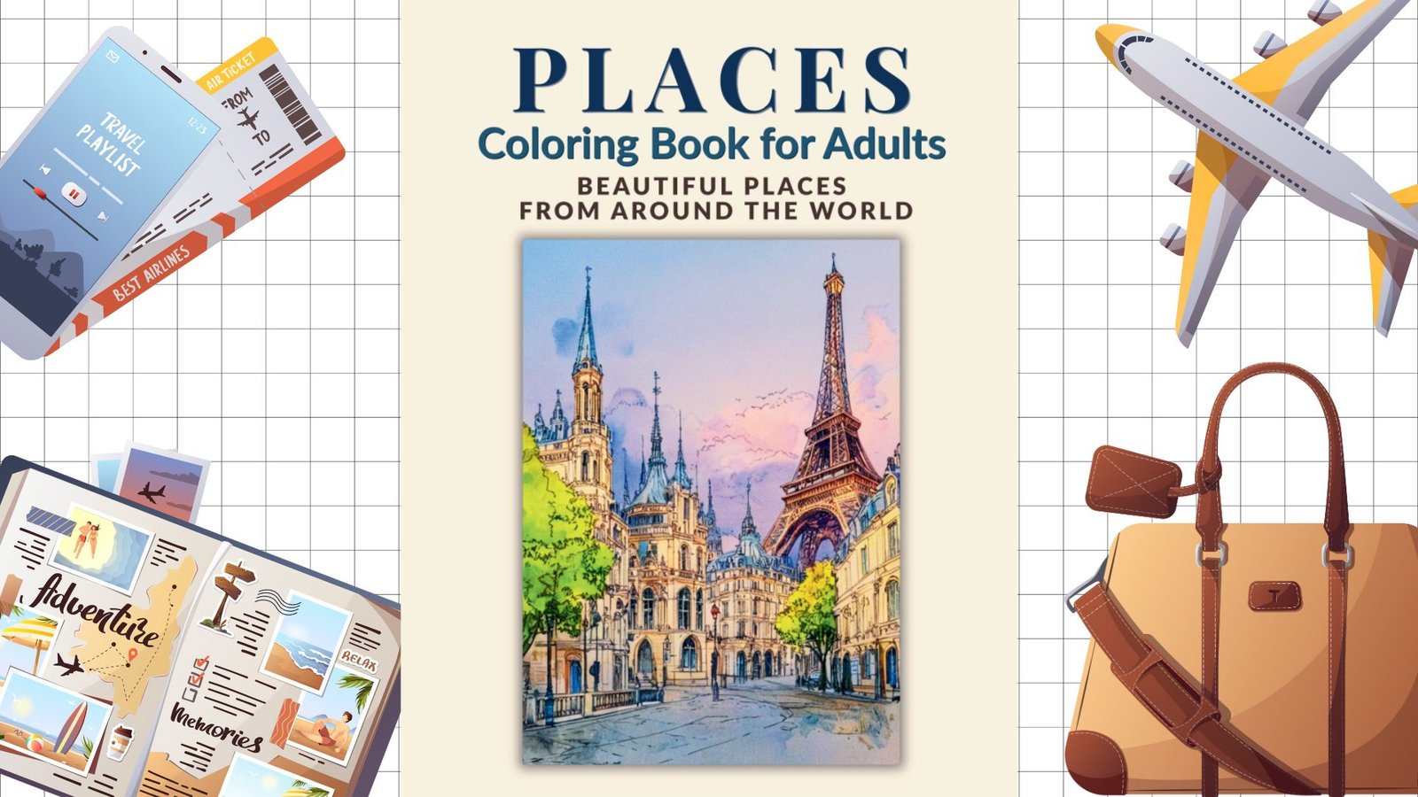 46 Printable City Coloring Pages for Adults: Urban Escapes